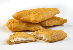 Breaded Bluegill/Sunfish Fillets - Skin On - Frozen - 10 lbs